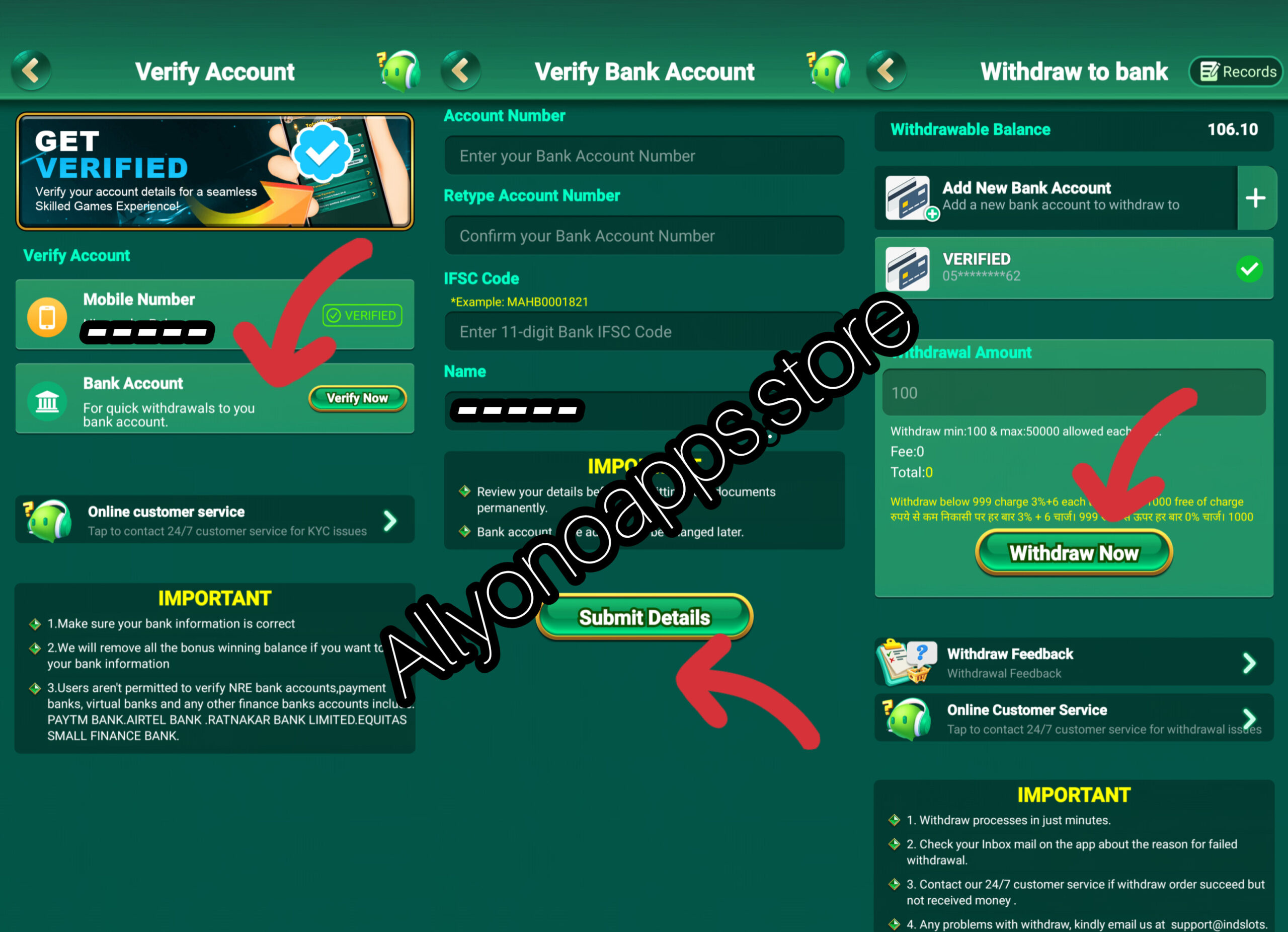 ICIC GAMES | get bonus upto rs 500