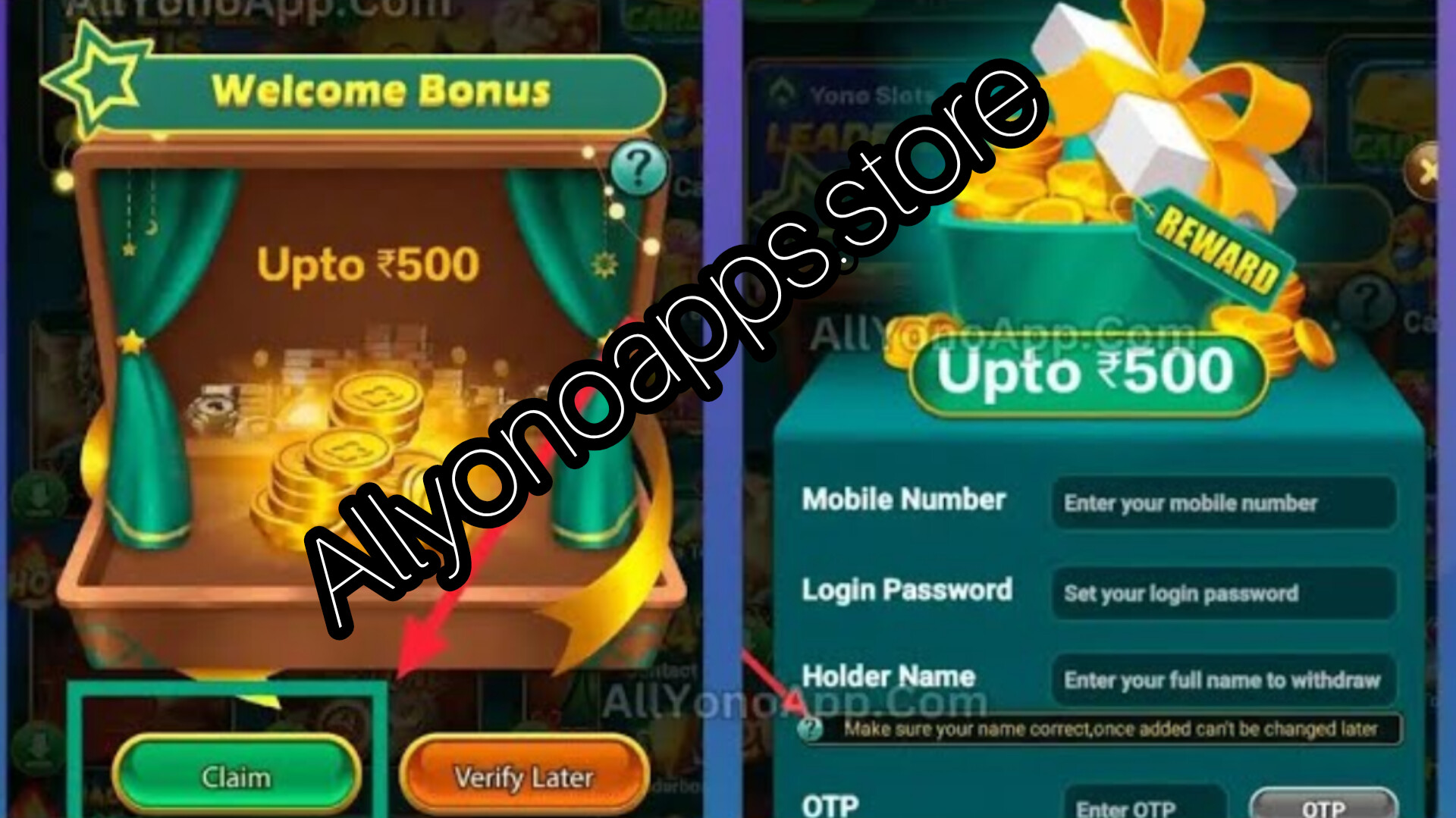 ICIC GAMES | get bonus upto rs 500